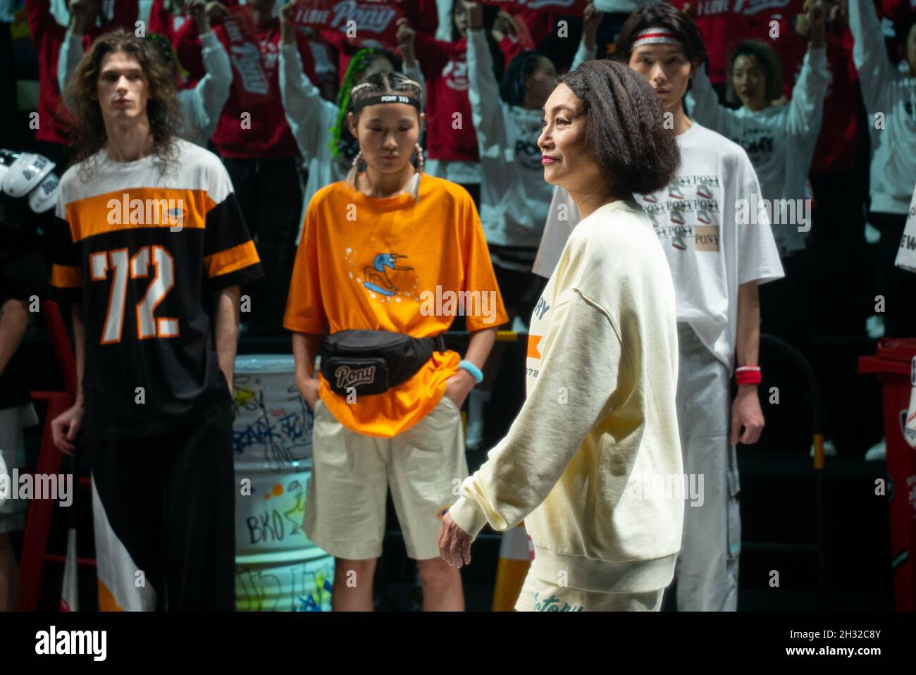 SHANGHAI, CHINA - OCTOBER 14, 2021 - Hong Kong actress Kara Wai attends ...
