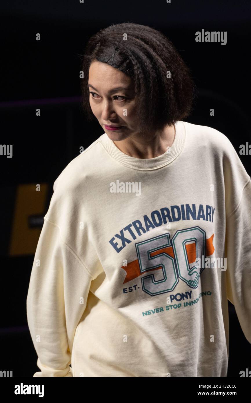 SHANGHAI, CHINA - OCTOBER 14, 2021 - Hong Kong actress Kara Wai attends ...
