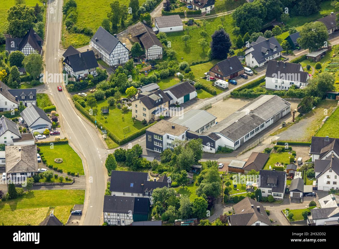 Aerial photograph, company premises IPE Industrial Projects und ...