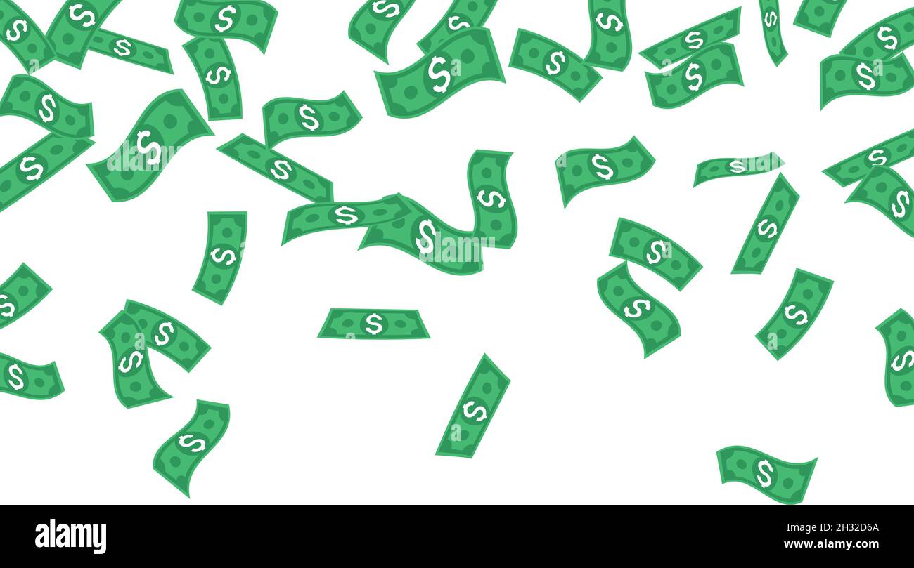 Paper dollar bills on Stock Vector Images - Alamy