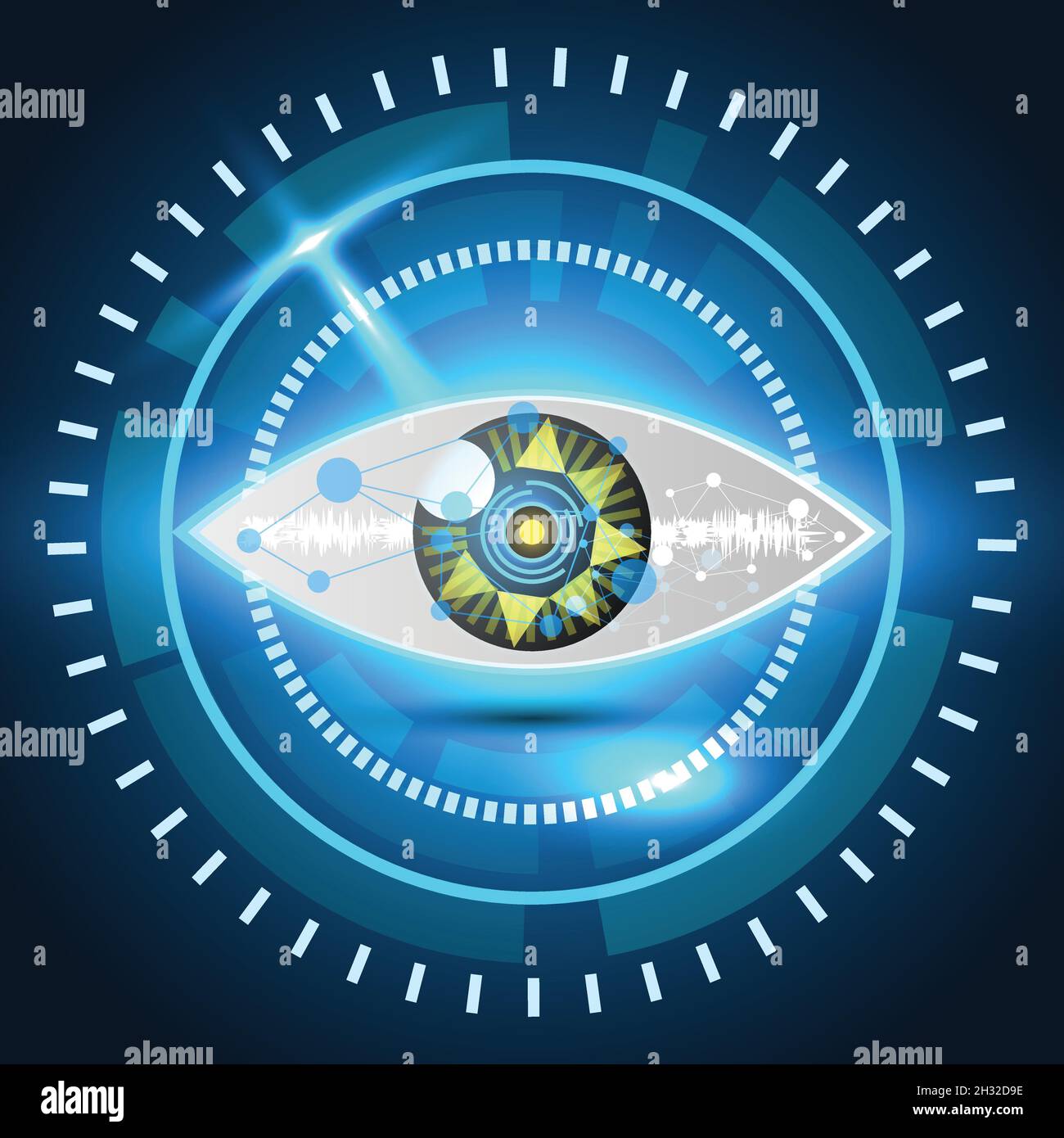 eye modern colorful abstract technology Stock Vector Image & Art - Alamy