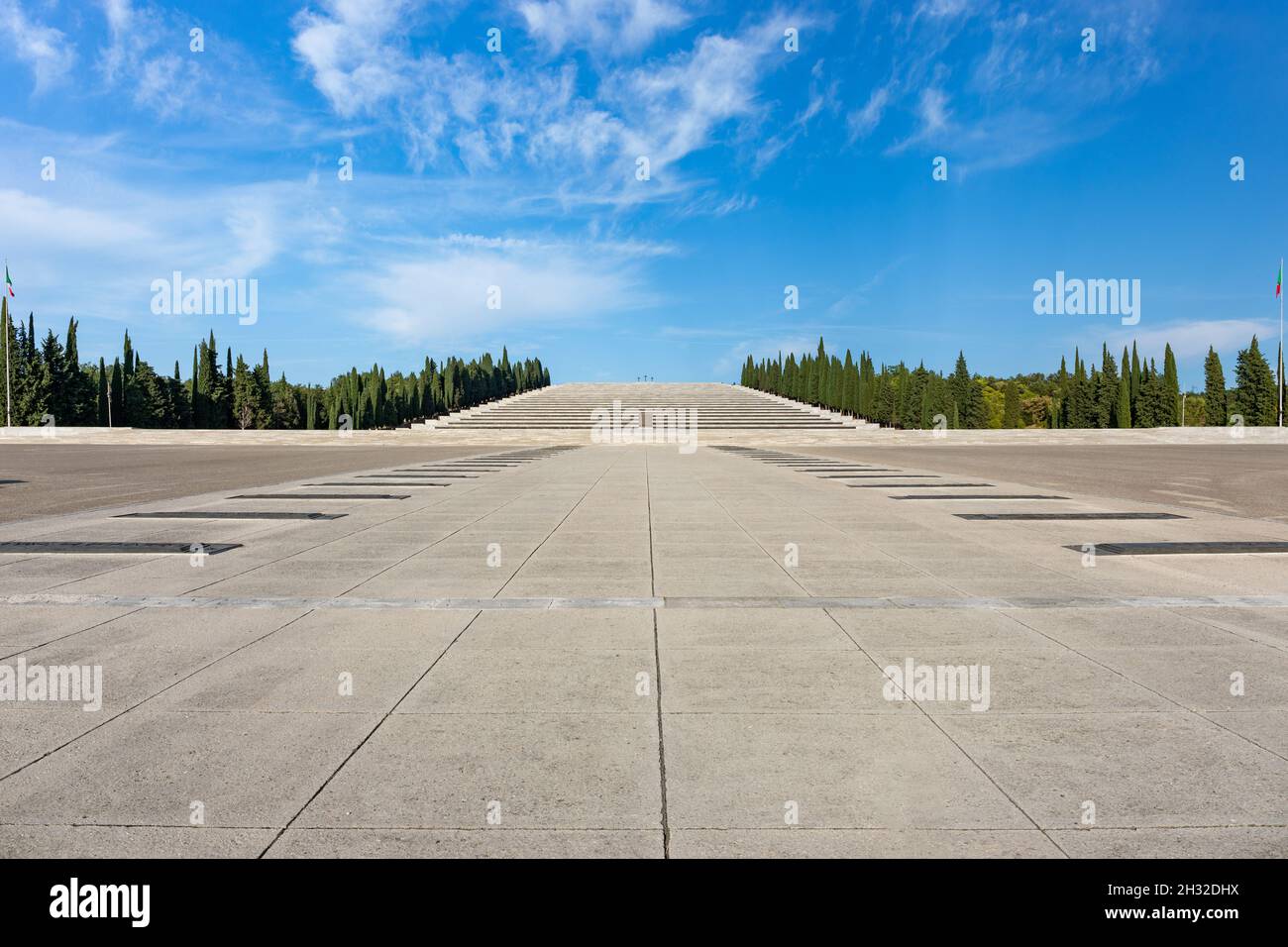 REDIPUGLIA, ITALY - Sep 15, 2021: The Redipuglia War Memoria is a World ...