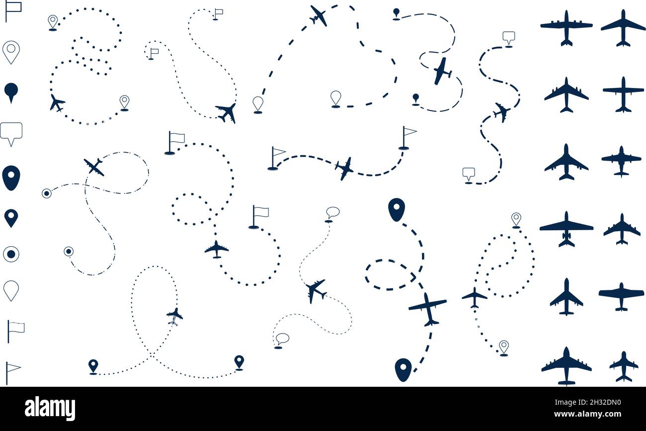 Trace paths Stock Vector Images - Alamy