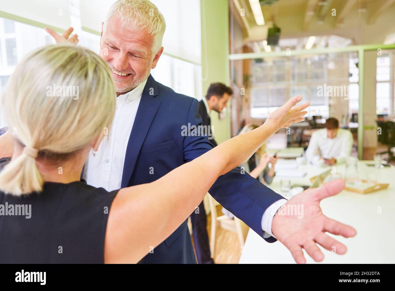 Business people celebrate success hi-res stock photography and images ...