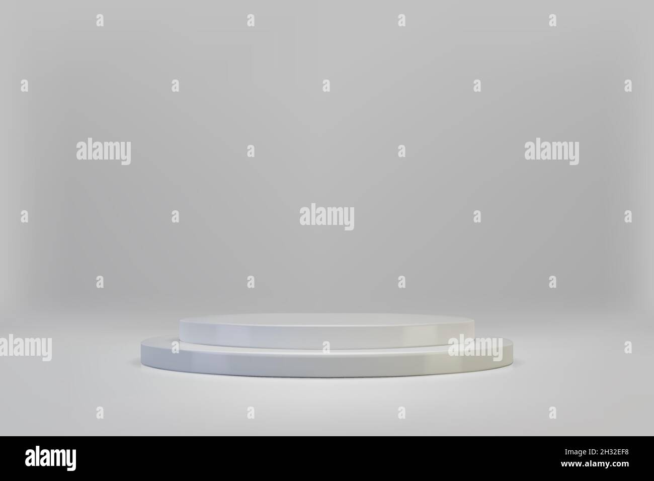 Simple white 3d podium Stock Vector Images - Alamy