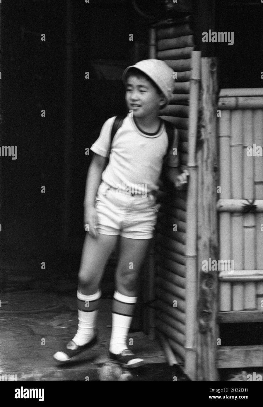 Child in the door, Tokyo, Japan, 1979 Stock Photo - Alamy