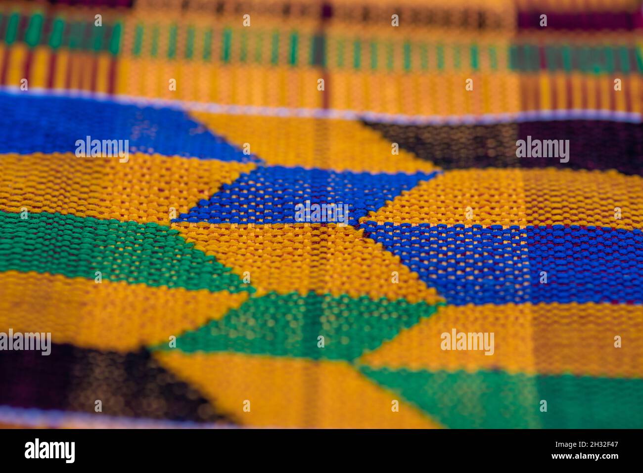 Colorful african cloth shot up close Stock Photo - Alamy