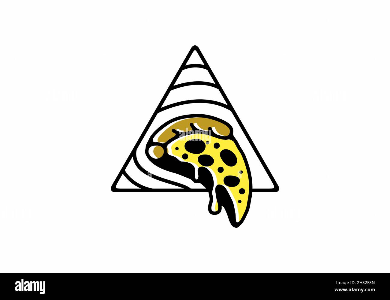 Italian cuisine line design Stock Vector Images - Alamy