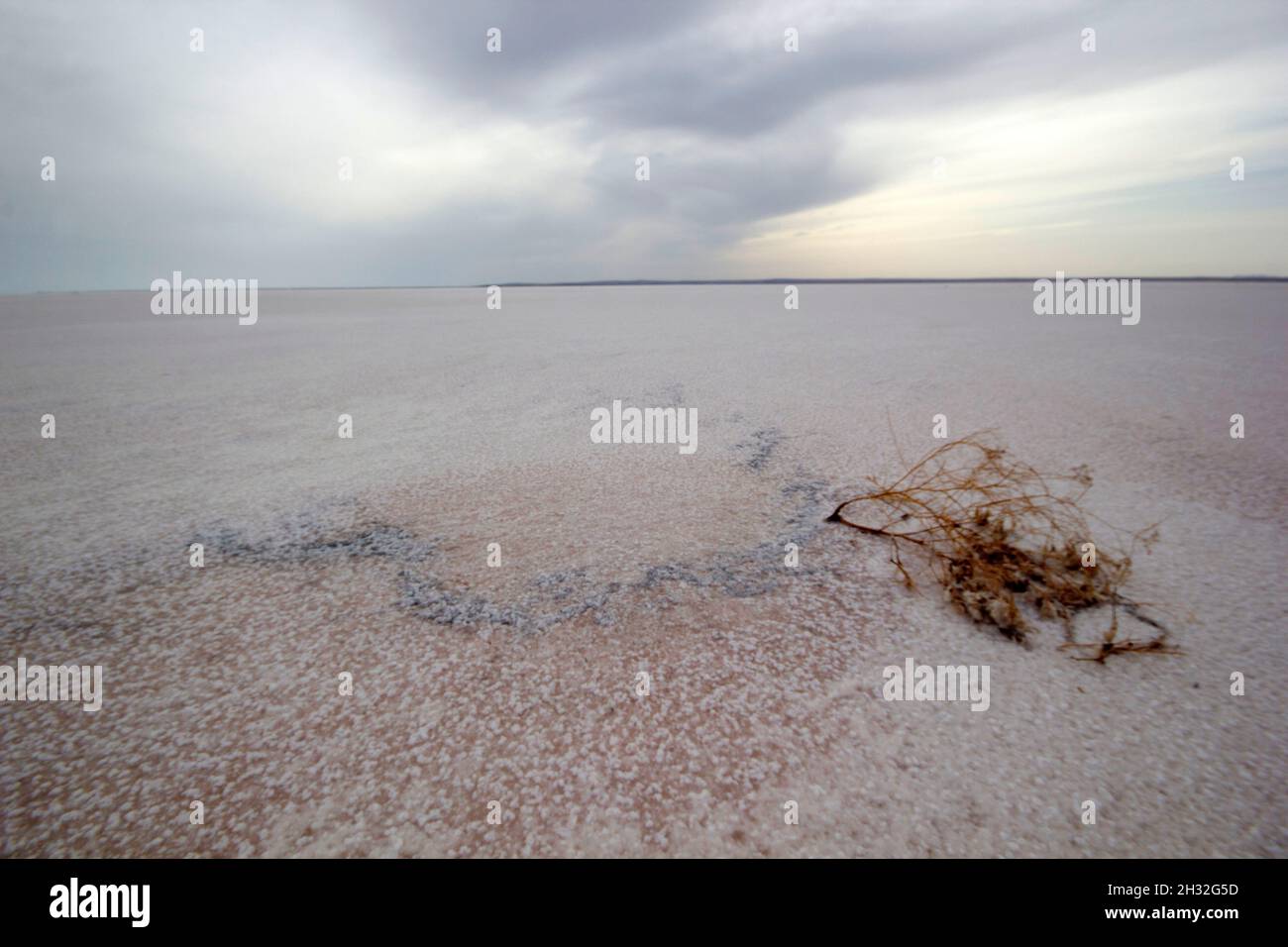 Tuz Golu Turkey. Salt Lake. White salt water Stock Photo - Alamy