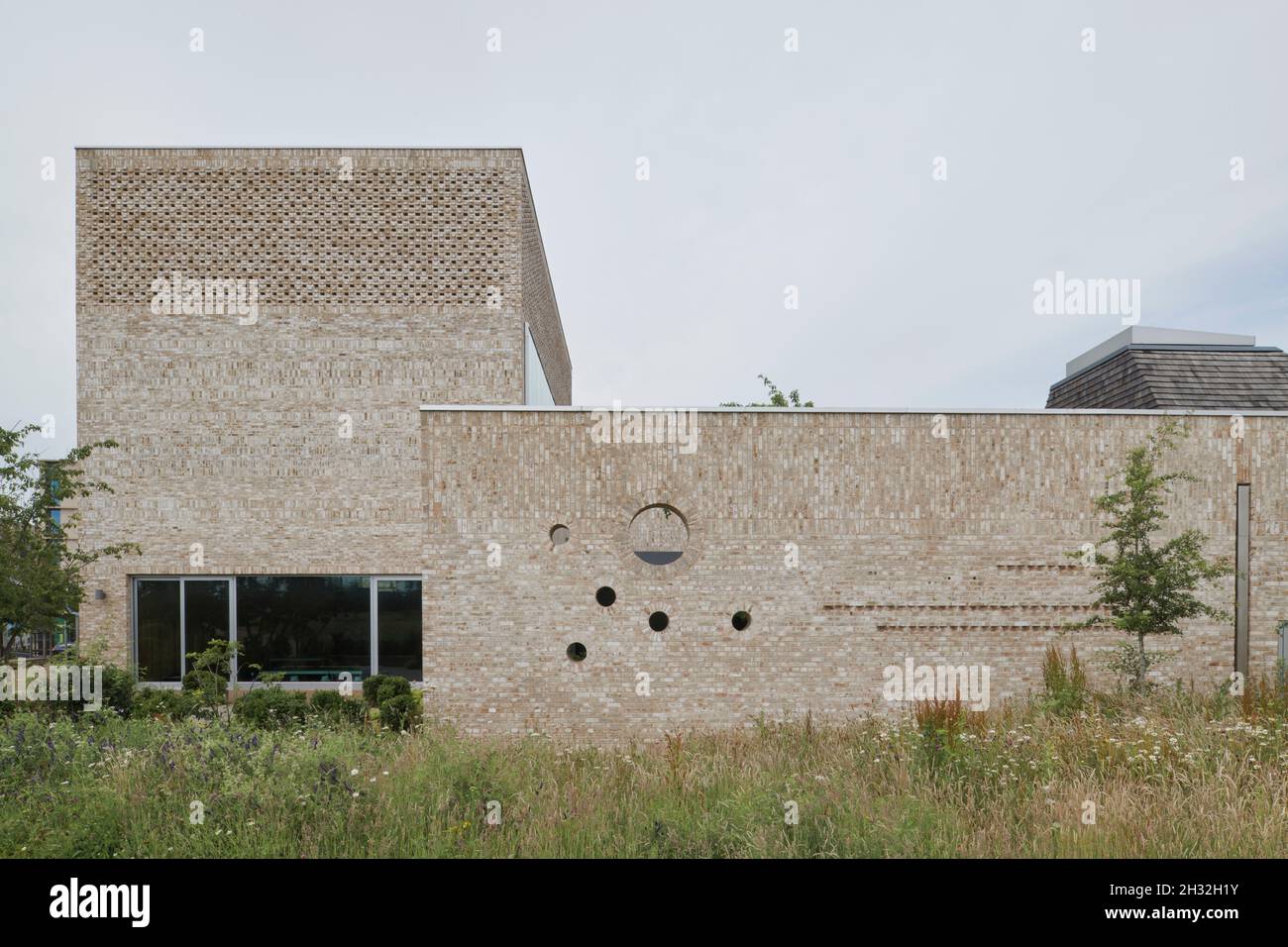 Exterior of Storey's Field Community Centre in Eddington, Cambridge ...
