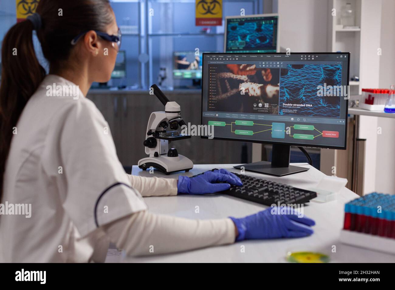 Microbiological investigation hi-res stock photography and images - Alamy