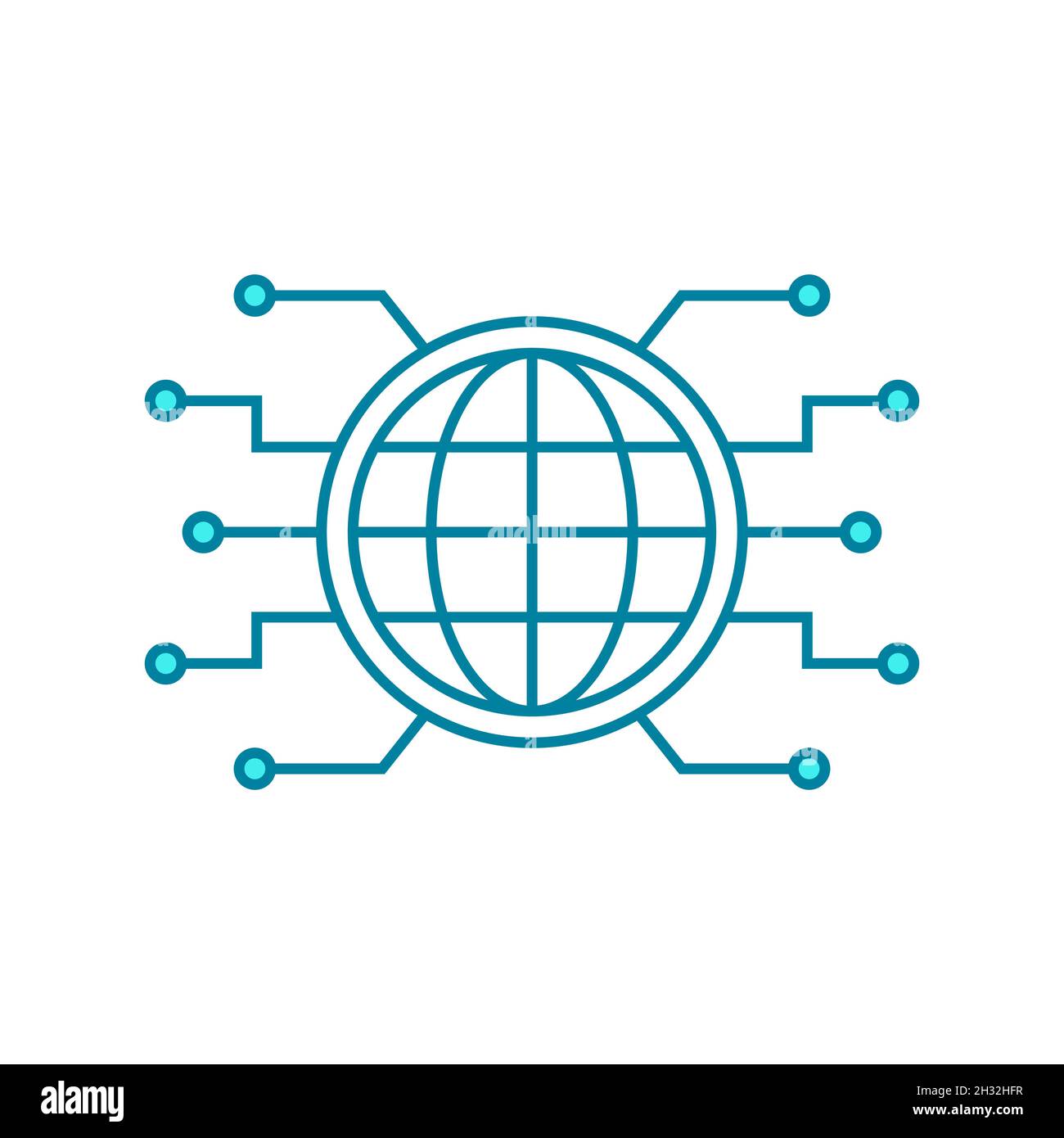 Networking communication interaction net Stock Vector Images - Alamy