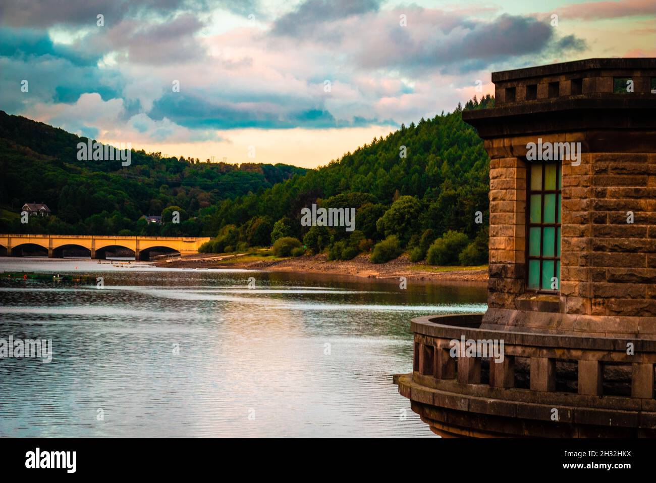 Ladybower reservoir tower hi-res stock photography and images - Alamy