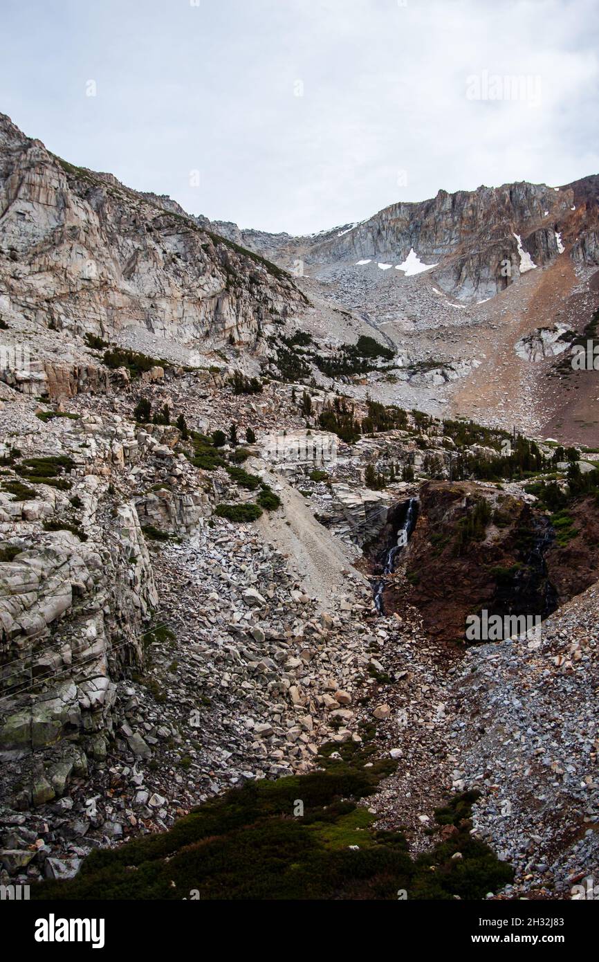 Stunning landscape with rocky mountain slopes and cliff walls, Amazing ...