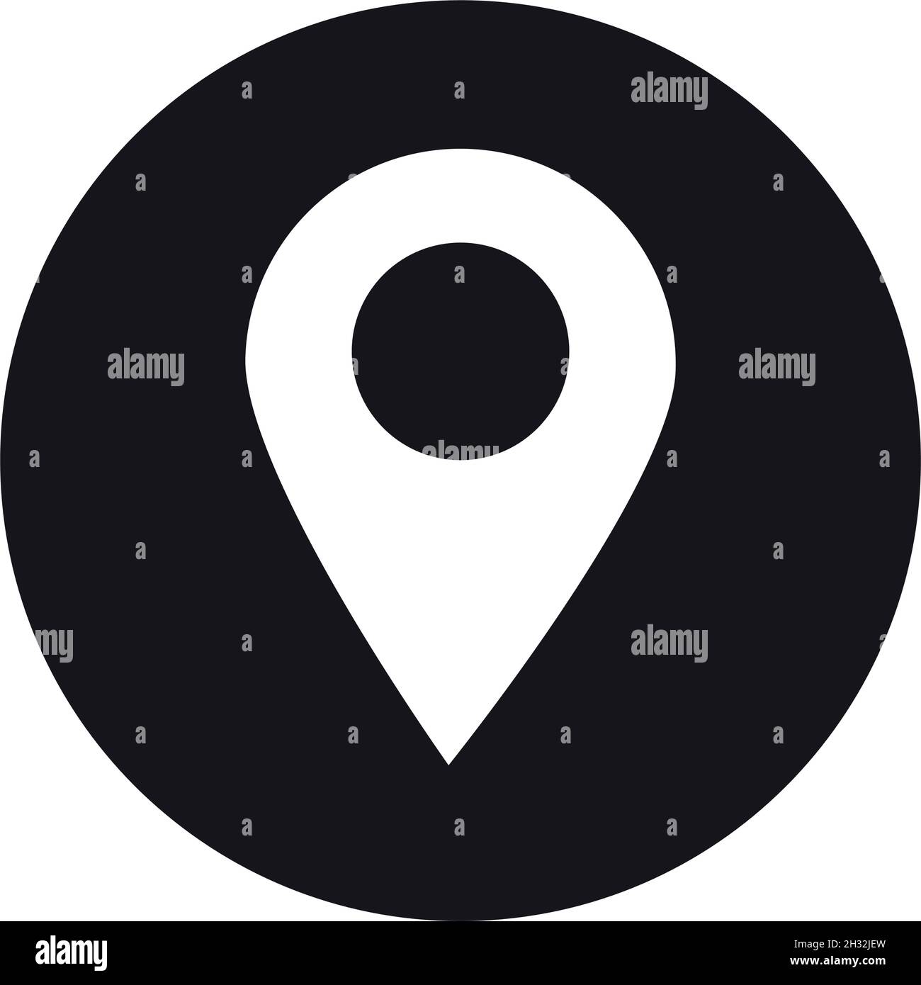 location pointer icon Stock Vector Image & Art - Alamy