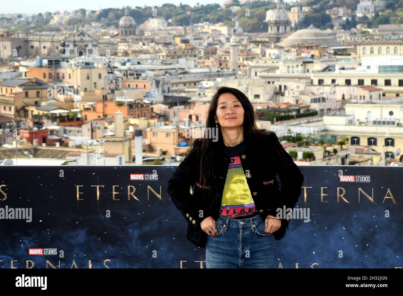 Rome, . 25th Oct, 2021. Rome, hotel De la Ville, "Eternals" film ...