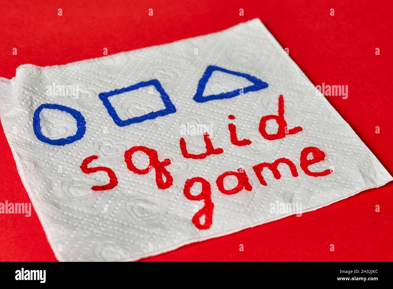 Tashkent, Uzbekistan - 22 October, 2021: Will you play squid game ...