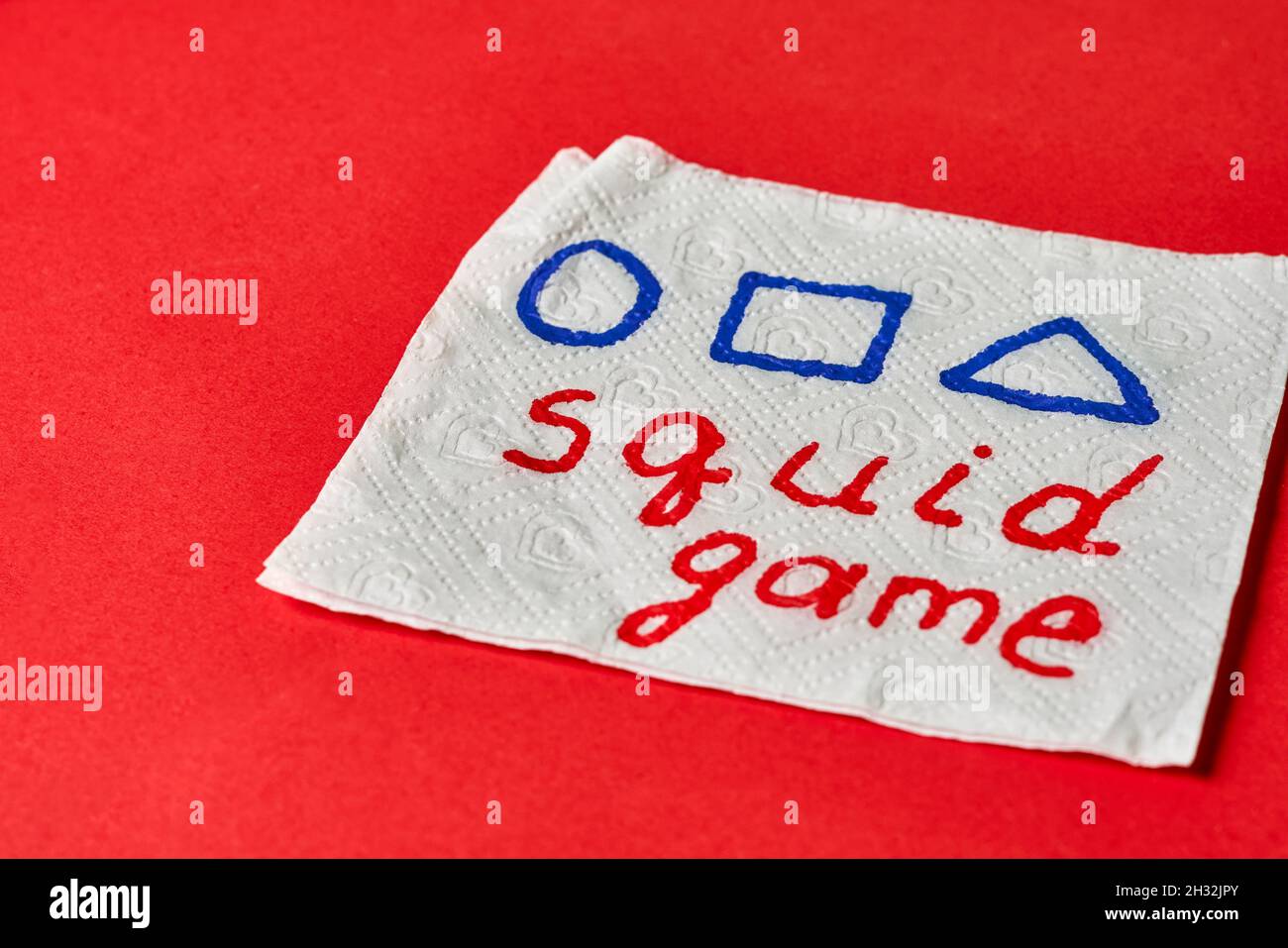 Tashkent, Uzbekistan - 22 October, 2021: Will you play squid game ...