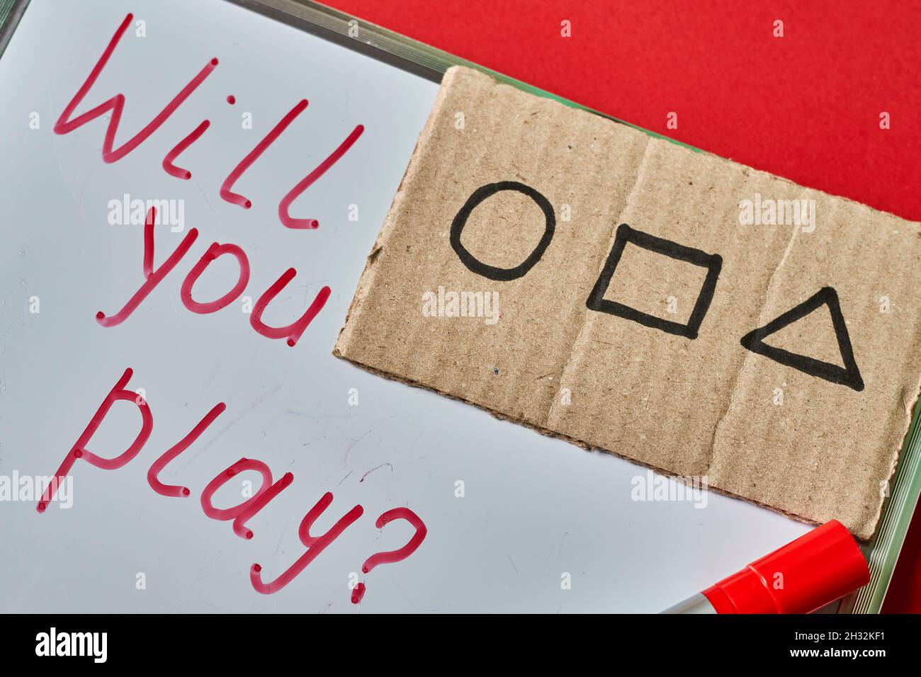 Tashkent, Uzbekistan - 22 October, 2021: Will you play squid game ...