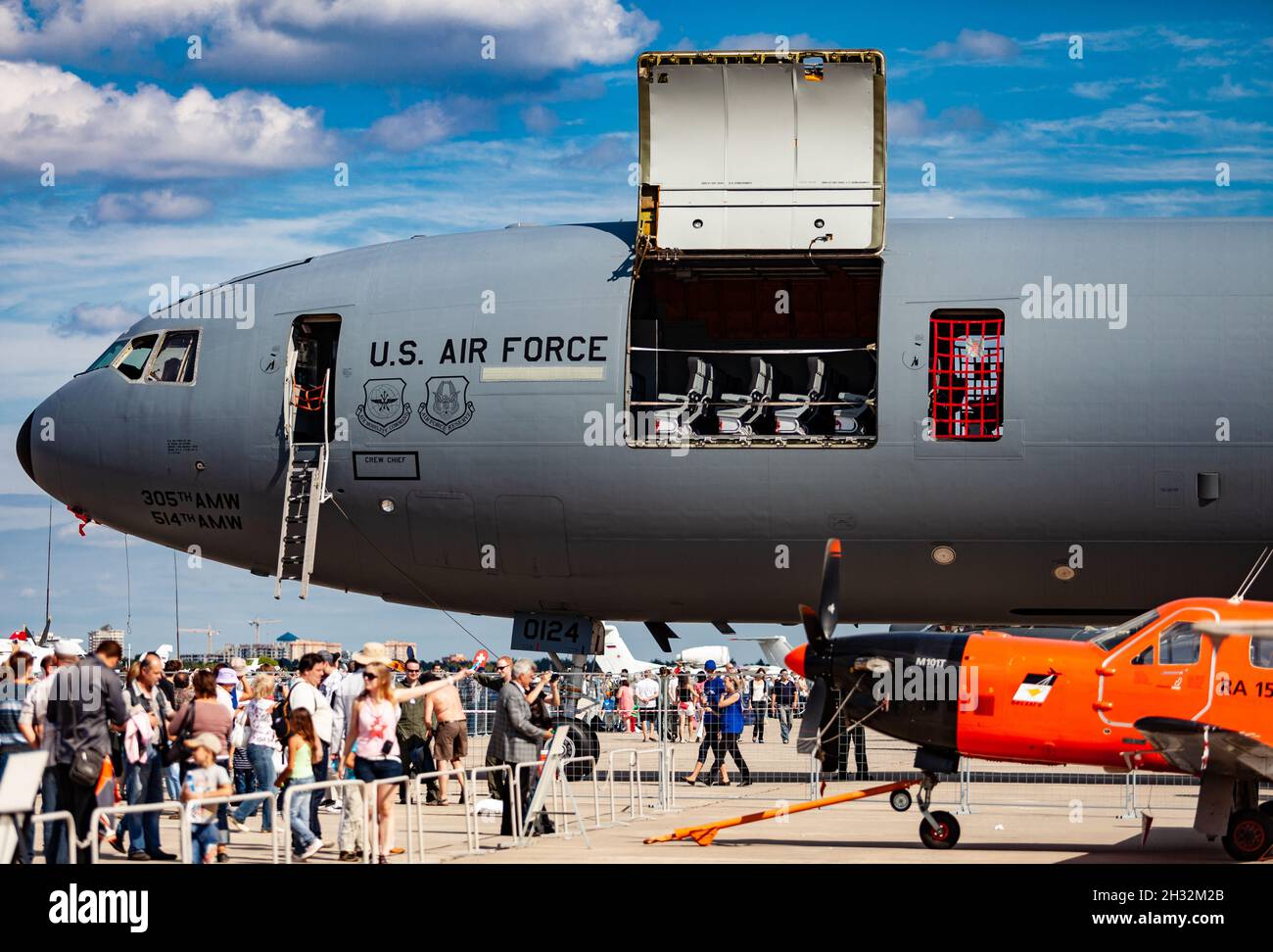 Zhukovsky Airport Moscow Russia August 19 2011 US military transport ...