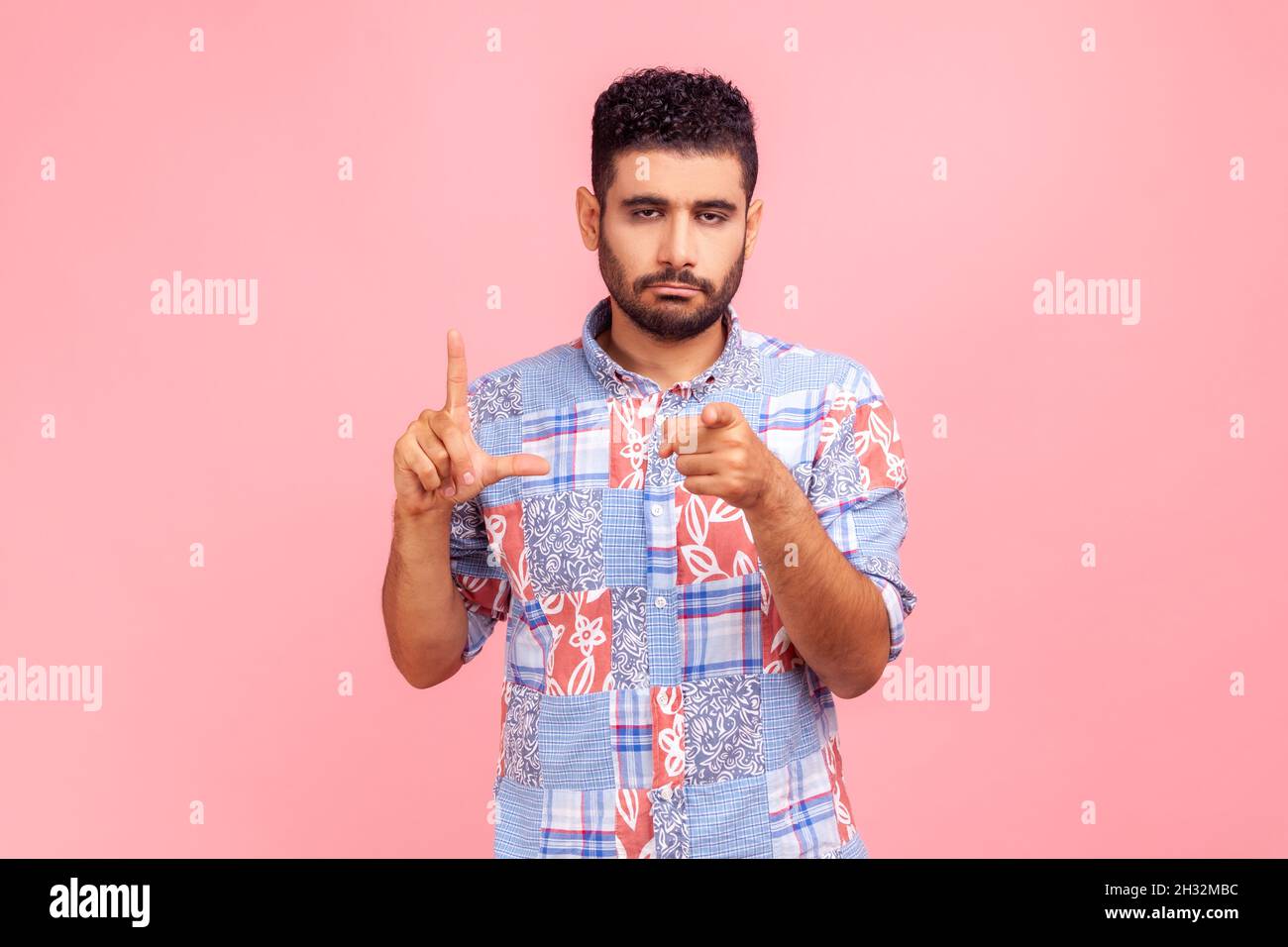 Looser in blue hi-res stock photography and images - Alamy