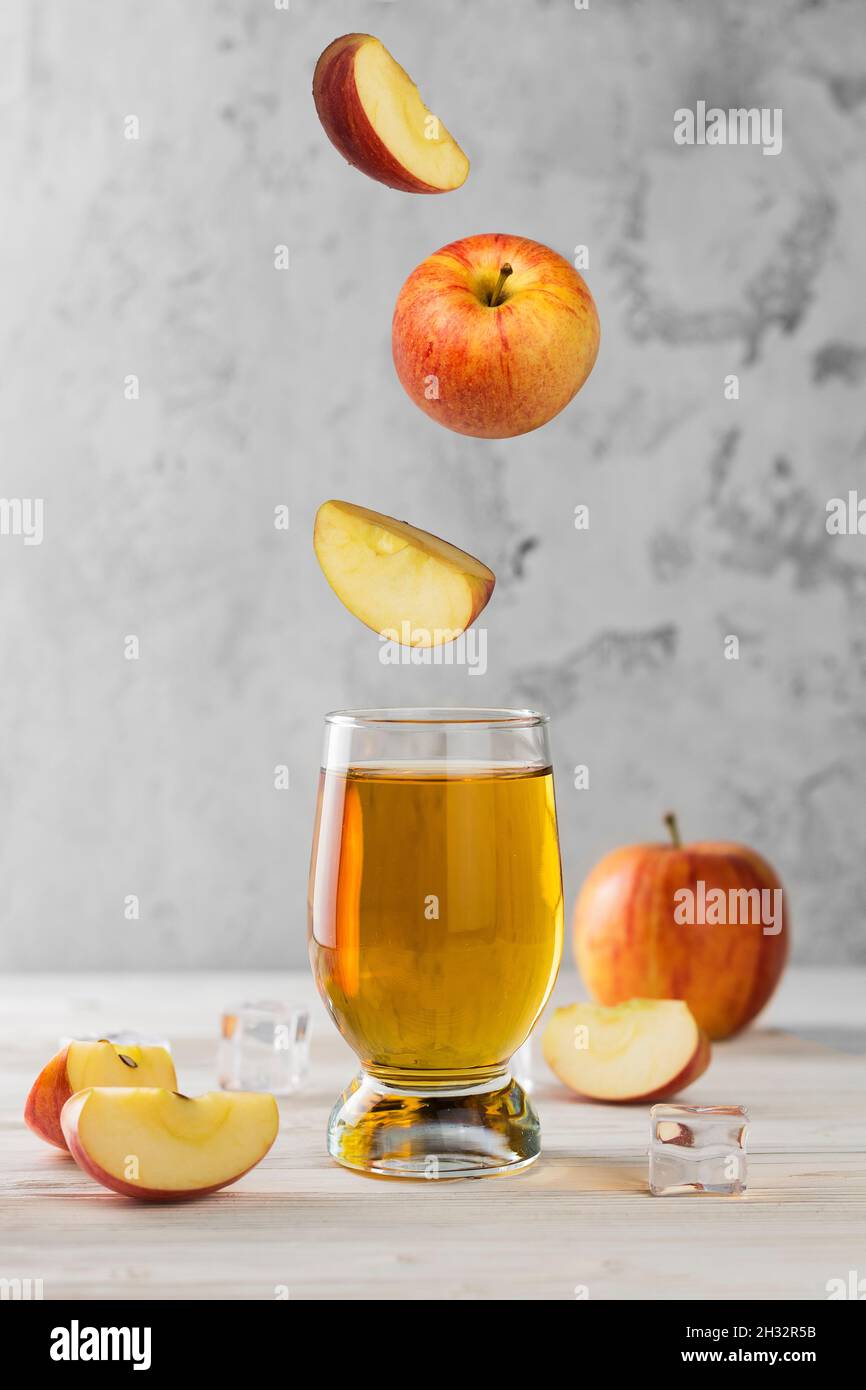 Flying apple hi-res stock photography and images - Alamy