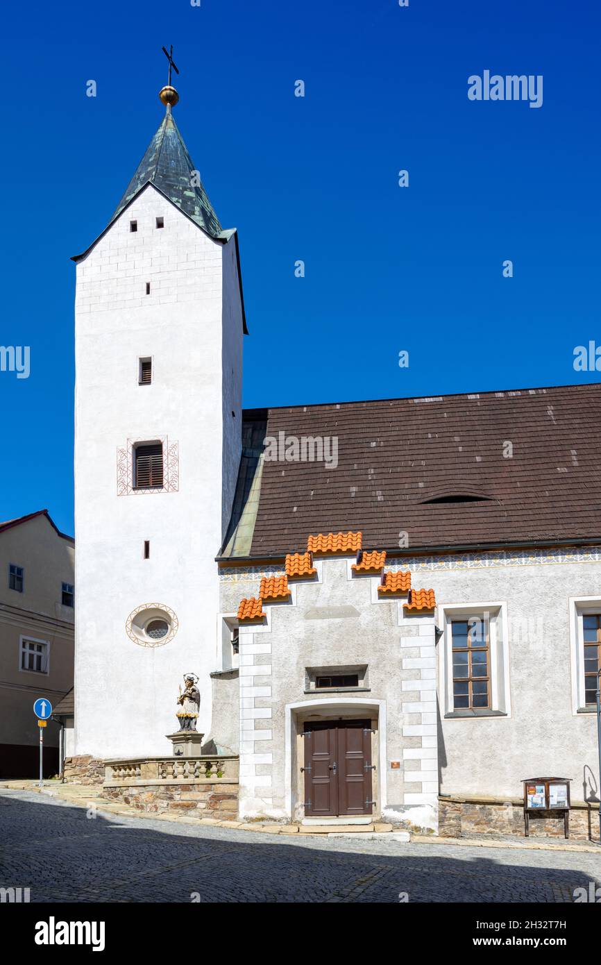 Kostel Navštívení Panny Marie a zvonice, Město Vimperk, Jizni Cechy ...