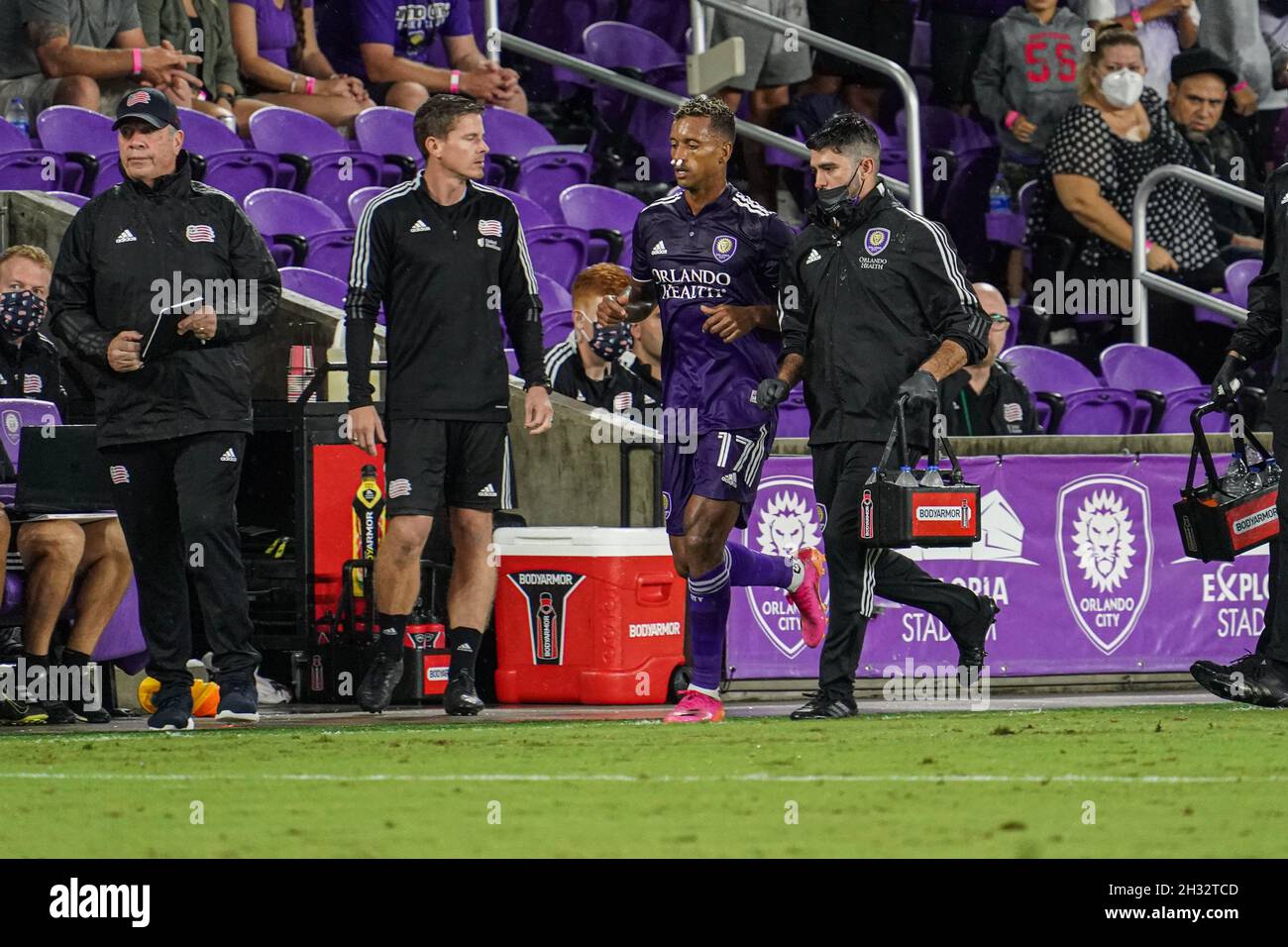 Orlando, Florida, USA, October 24, 2021, Orlando City SC forward Luis ...