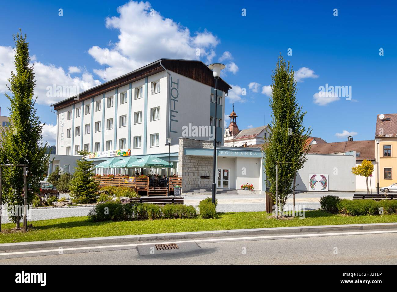 Galerie a pivovar, Volary, Lipno, Jizni Cechy, Ceska republika ...