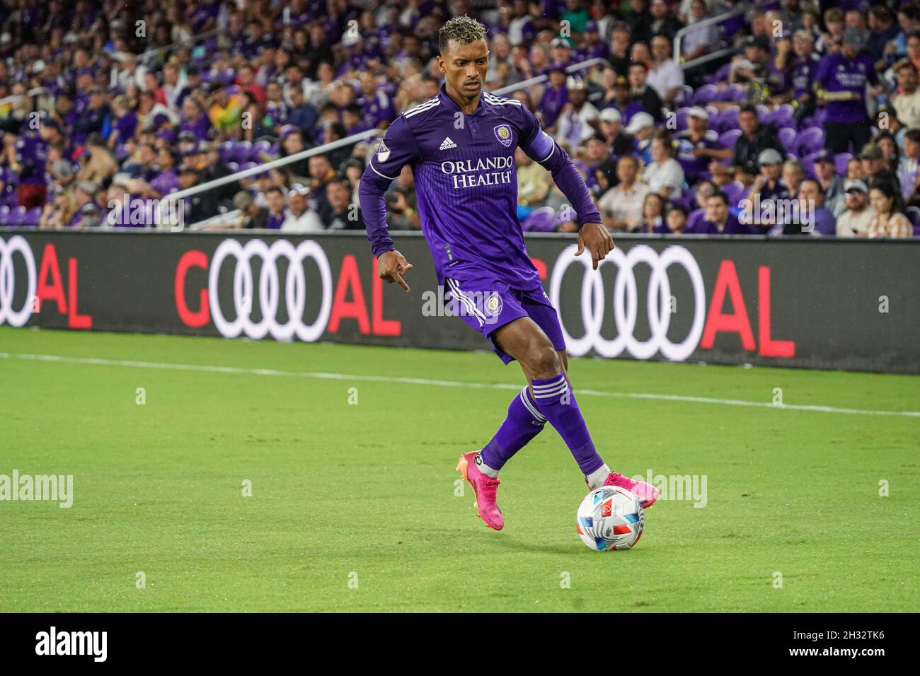 Orlando, Florida, USA, October 24, 2021, Orlando City SC forward Luis ...