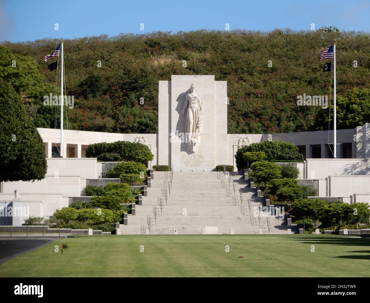 Oahu, HI. U.S.A. 6/5/2021. National Memorial Cemetery of the Pacific ...