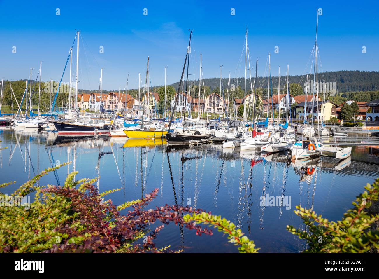 Marina resort, Lipno nad Vltavou, Lipenska prehrada, Jizni Cechy, Ceska ...