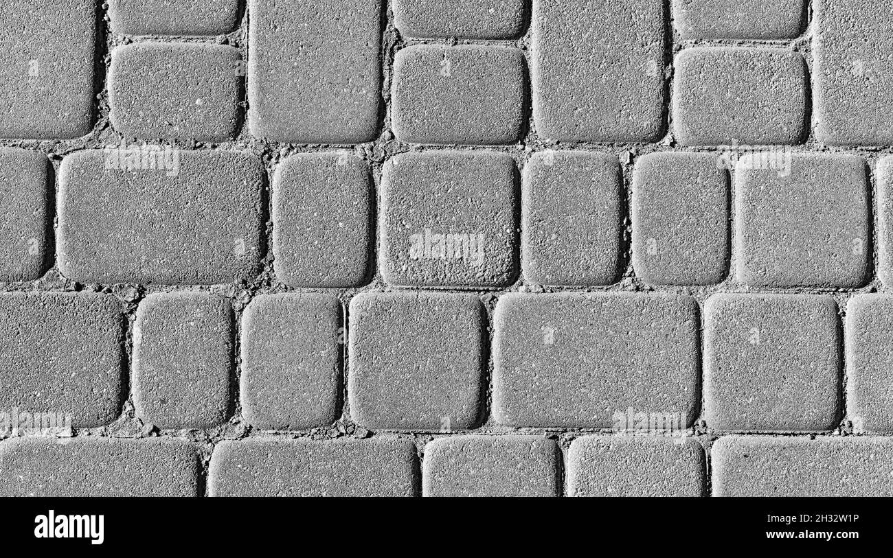 Brick stone street road Stock Photo - Alamy