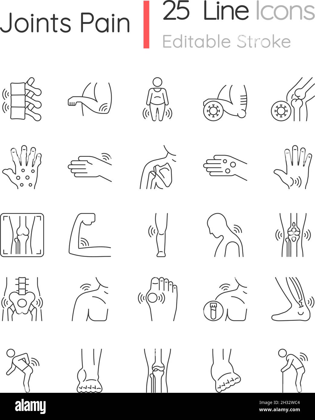 Human outline joints hi-res stock photography and images - Alamy