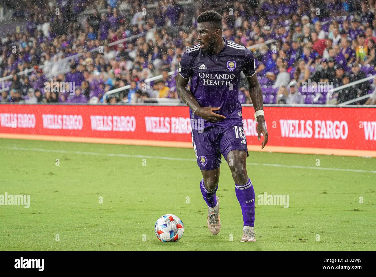 Orlando, Florida, USA, October 24, 2021, Orlando City SC forward Daryl ...