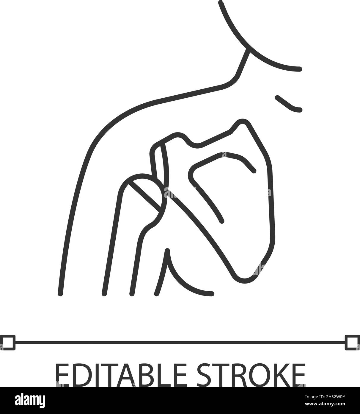 Joint dislocation linear icon Stock Vector Image & Art - Alamy