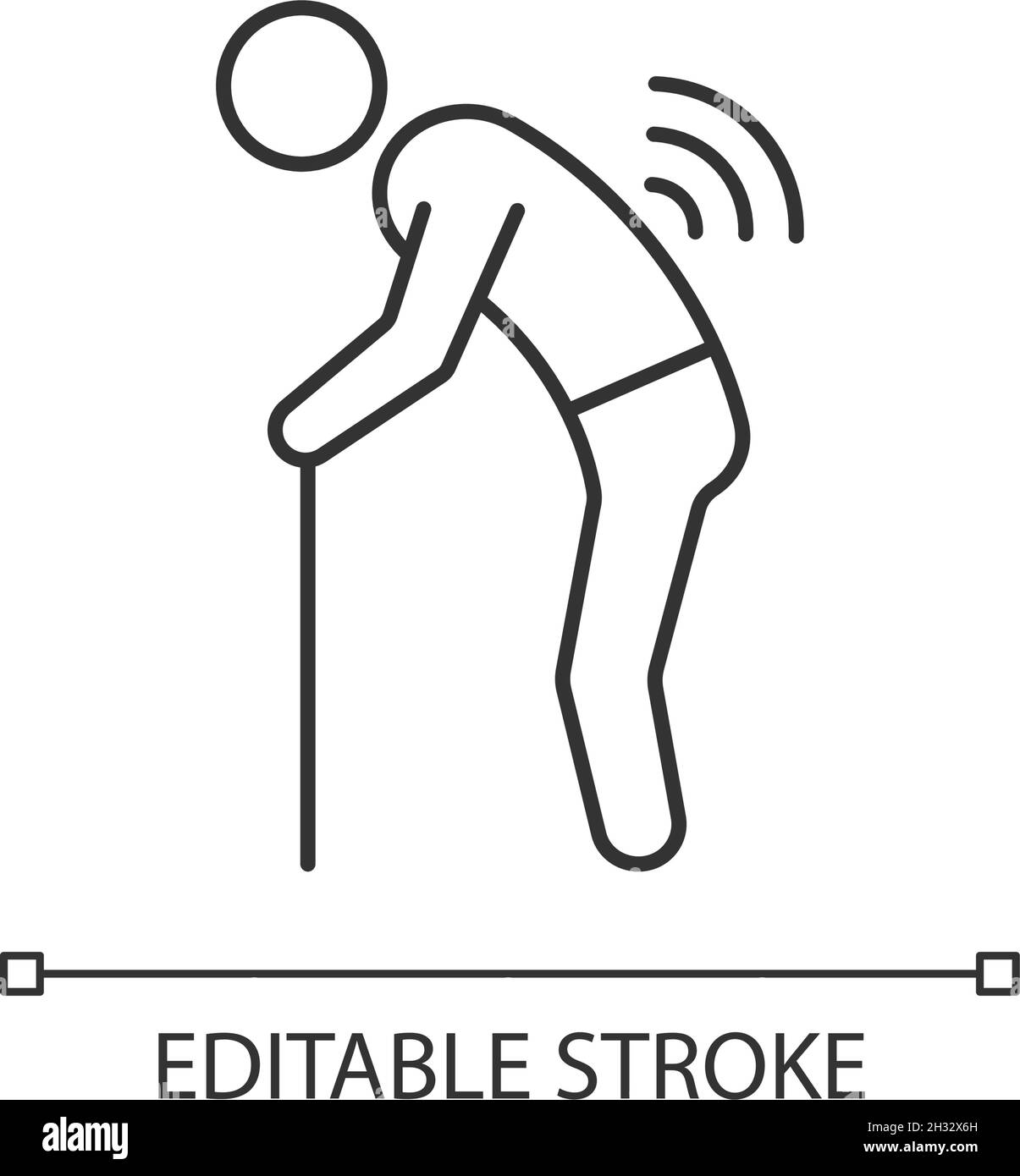 Risk factor linked to age linear icon Stock Vector Image & Art - Alamy