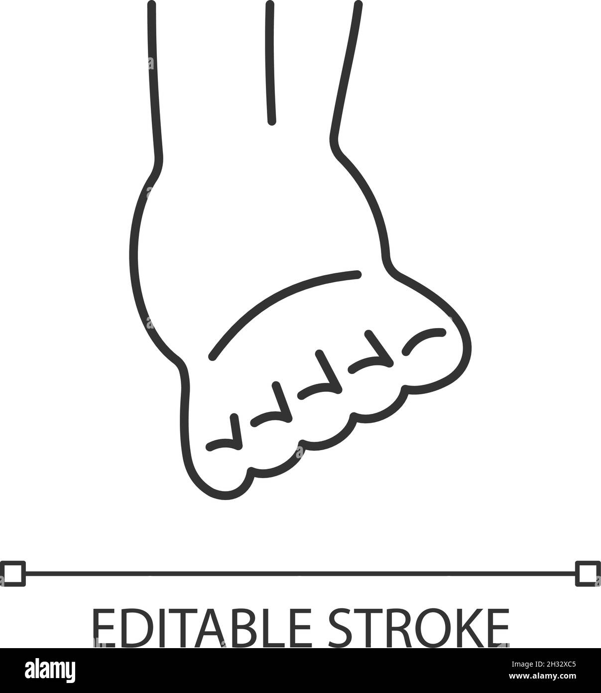 Foot pain joint tendon Stock Vector Images - Alamy