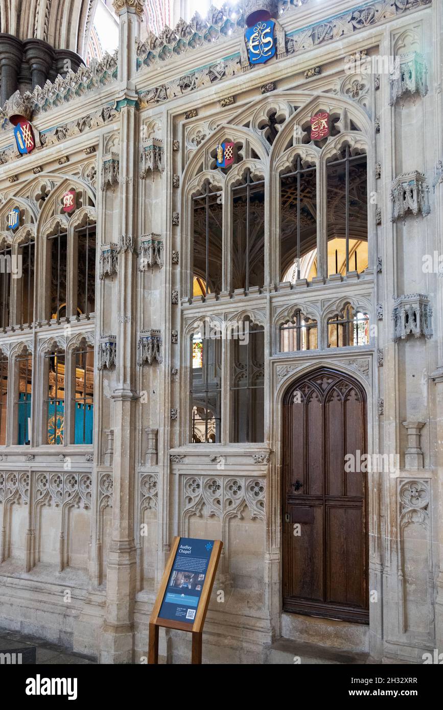 Bishop Audley's Chapel, the Audley Chapel, or Chantry Chapel for Bishop ...
