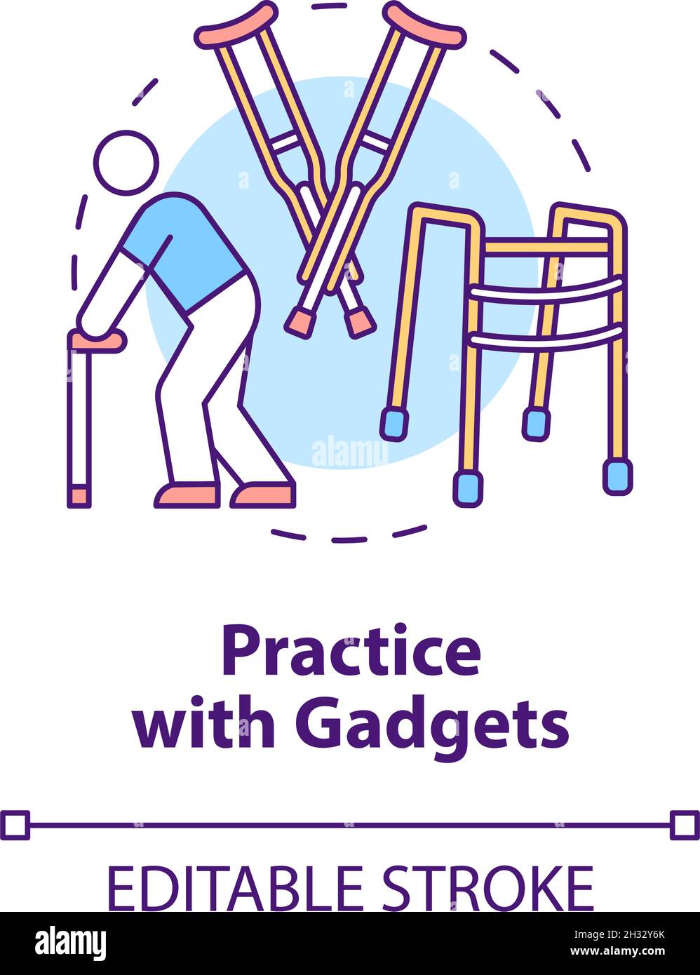 Rehab practice Stock Vector Images - Alamy