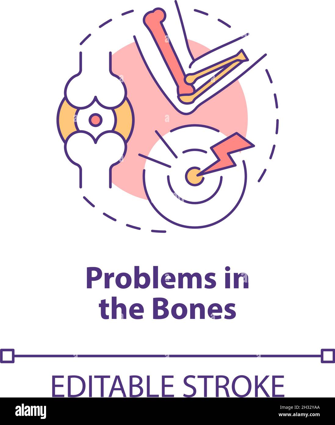 Arthritis treatment outline concept Stock Vector Images - Alamy