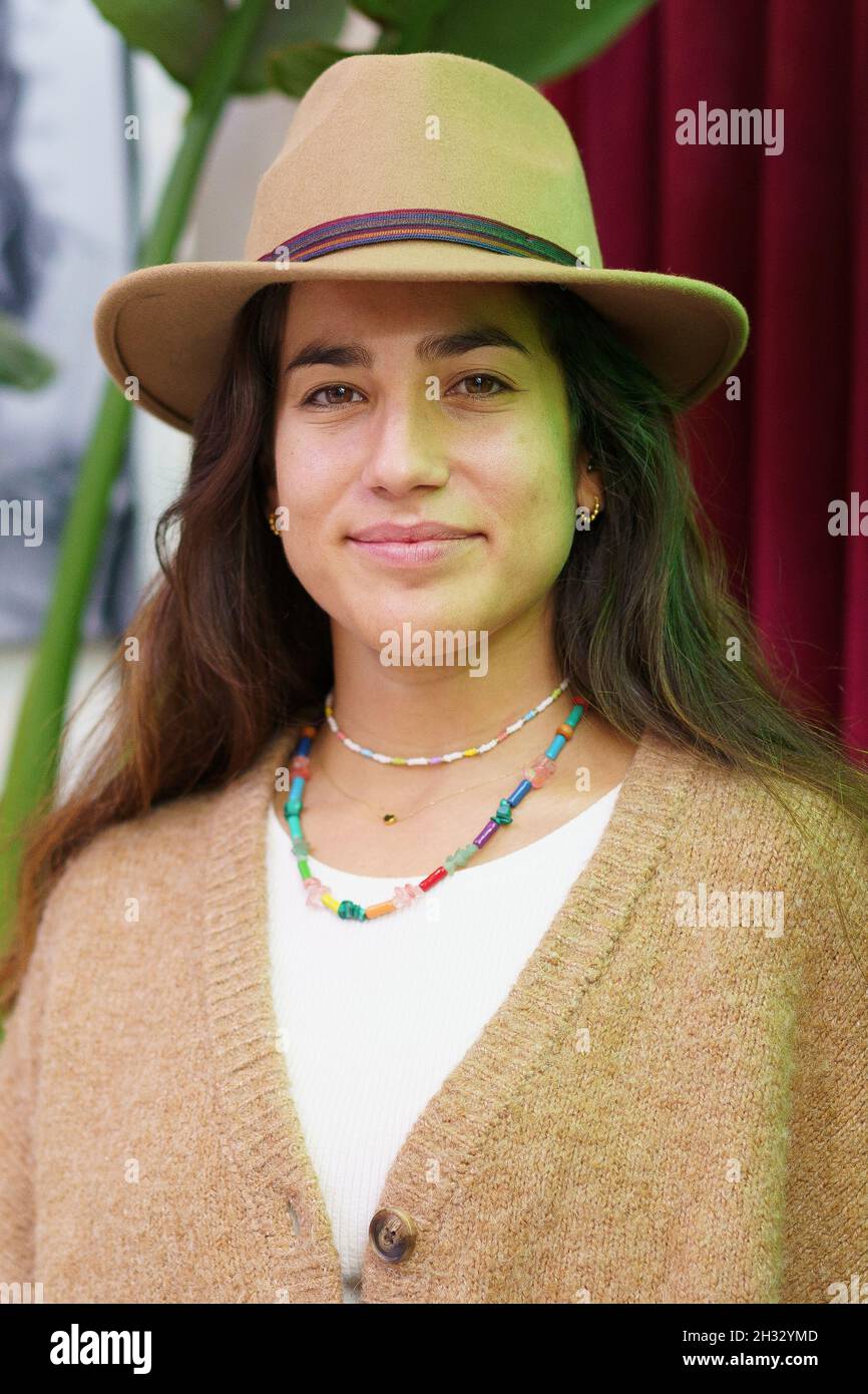 Singer Laura Medina attends the Spotify event 'women in the music ...