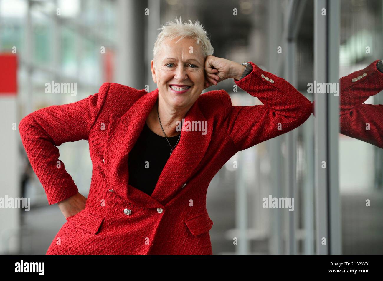 Lioba Albus at the Frankfurt Bookfair, Germany, city of Frankfurt, 21 ...