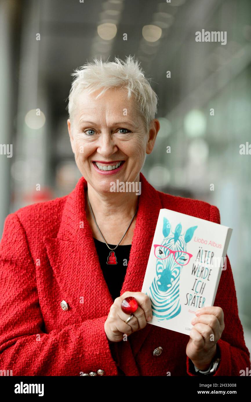 Lioba Albus at the Frankfurt Bookfair, Germany, city of Frankfurt, 21 ...