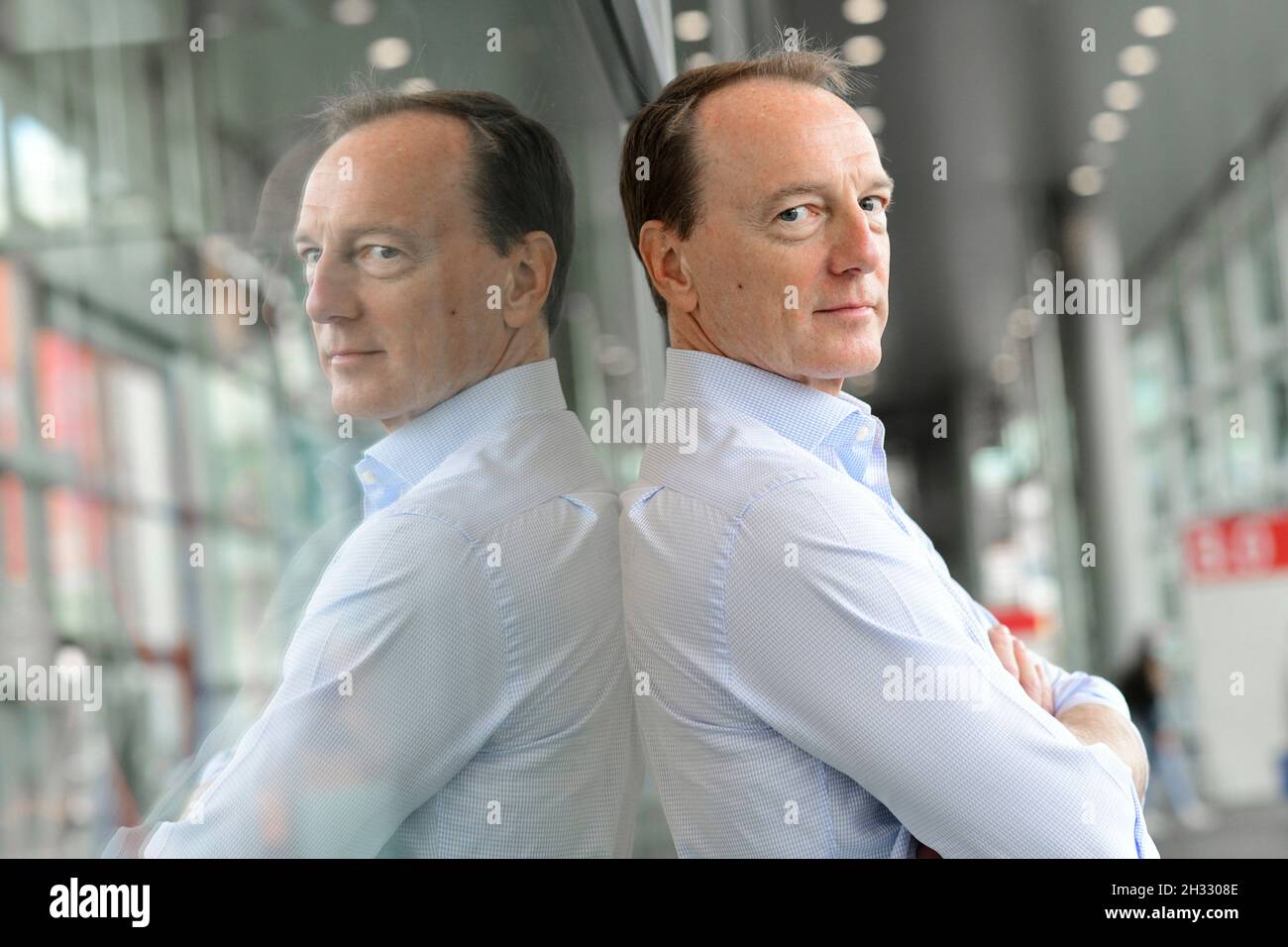 Marc Elsberg at the Frankfurt Bookfair, Germany, city of Frankfurt, 23 ...