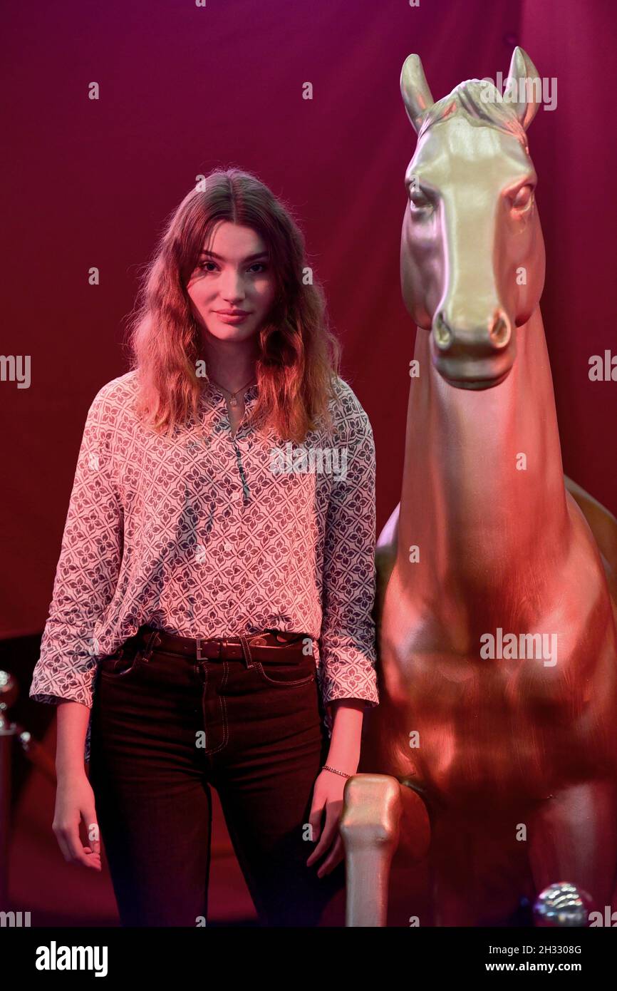 Leia Holtwick at the Frankfurt Bookfair, Germany, city of Frankfurt, 23 ...