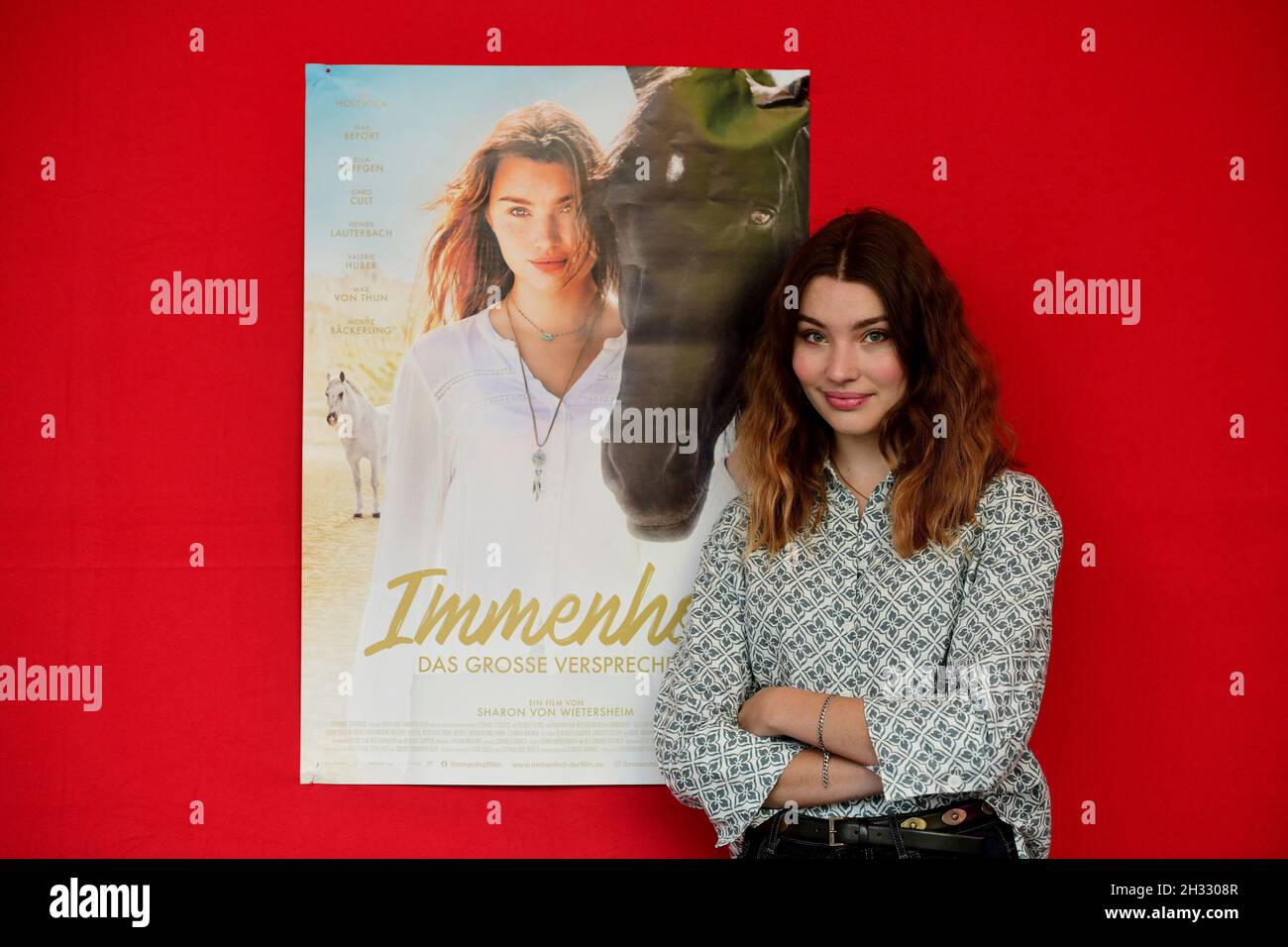 Leia Holtwick at the Frankfurt Bookfair, Germany, city of Frankfurt, 23 ...