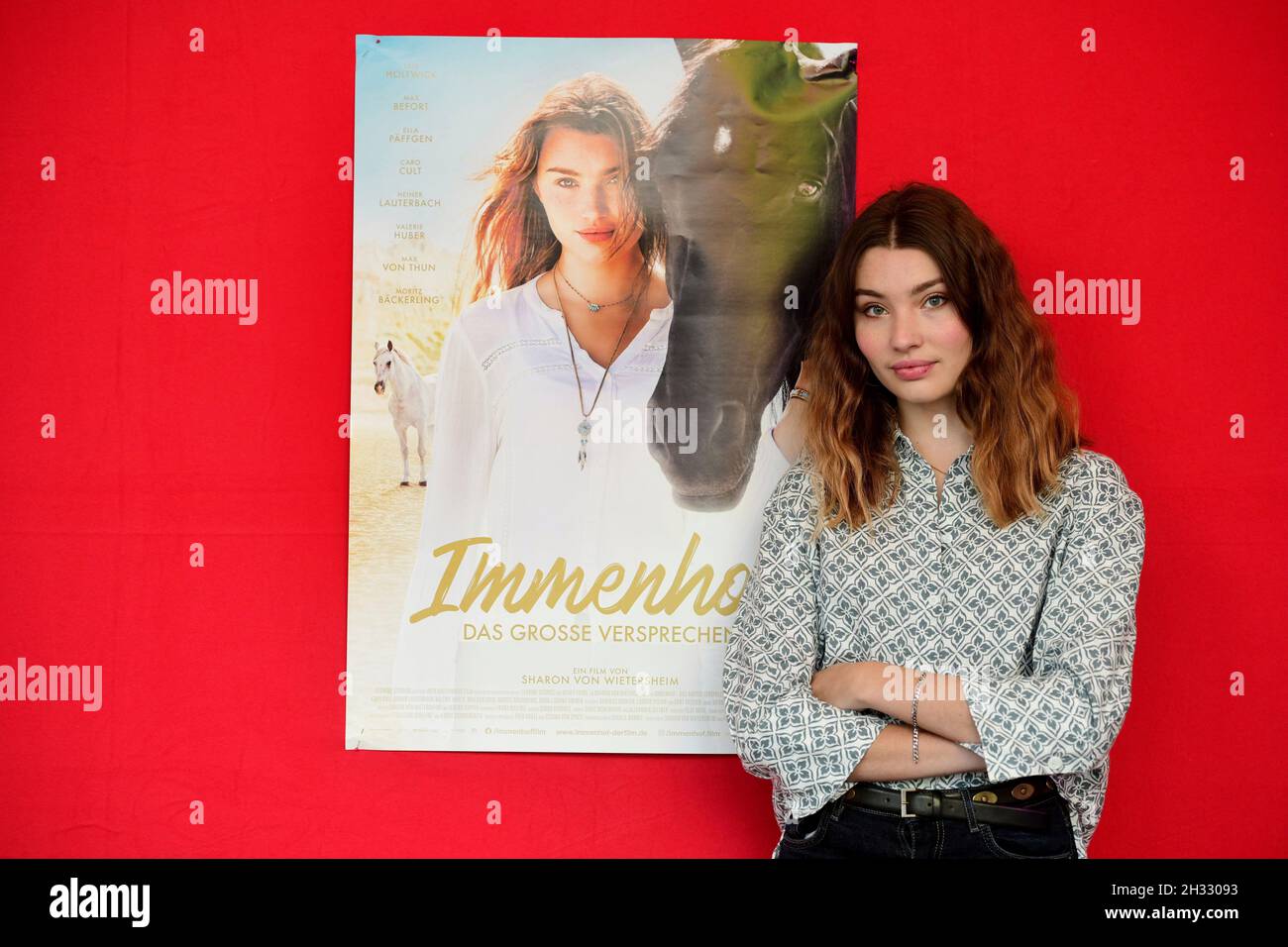Leia Holtwick at the Frankfurt Bookfair, Germany, city of Frankfurt, 23 ...