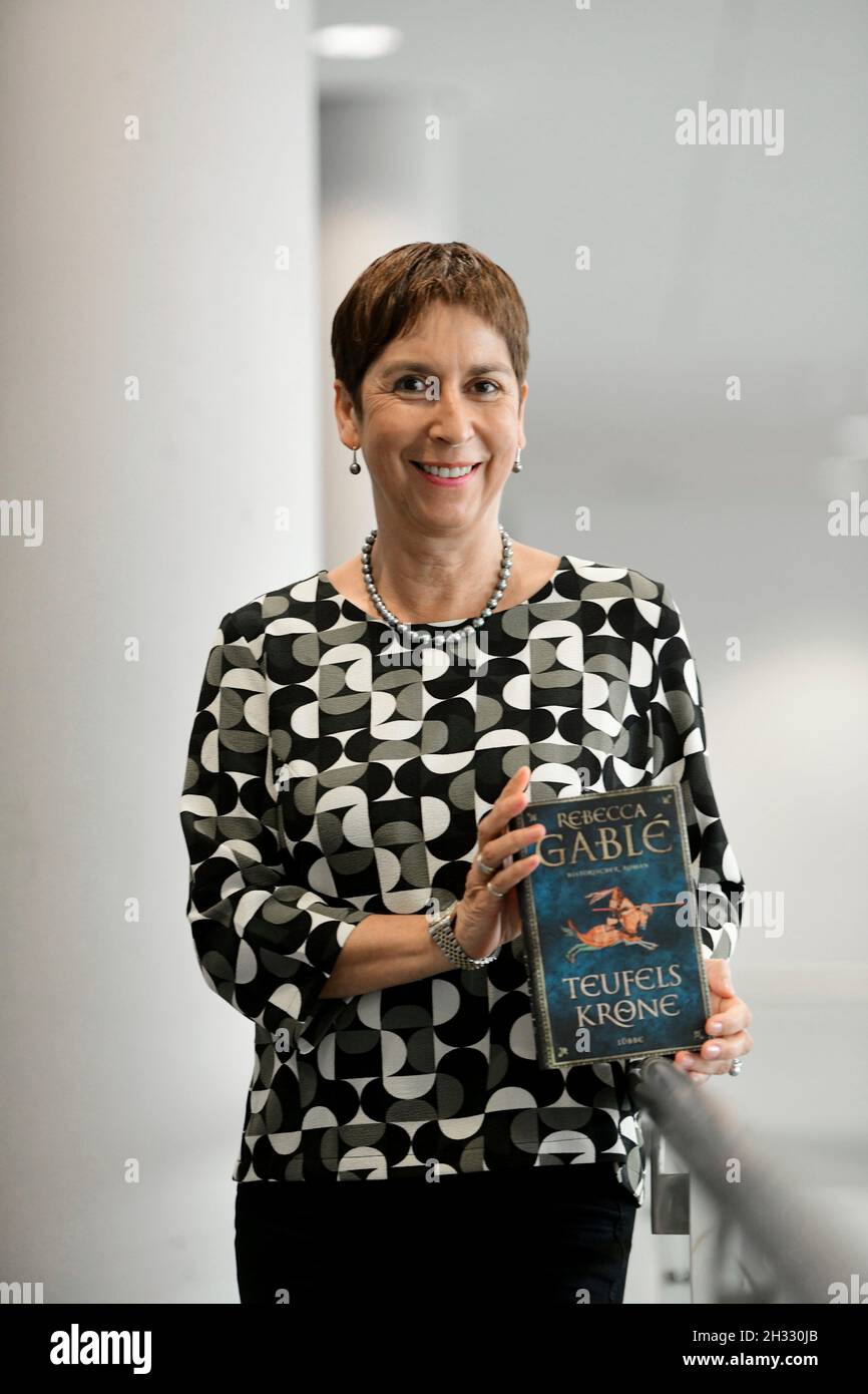Rebecca Gablé at the Frankfurt Bookfair, Germany, city of Frankfurt, 23 ...