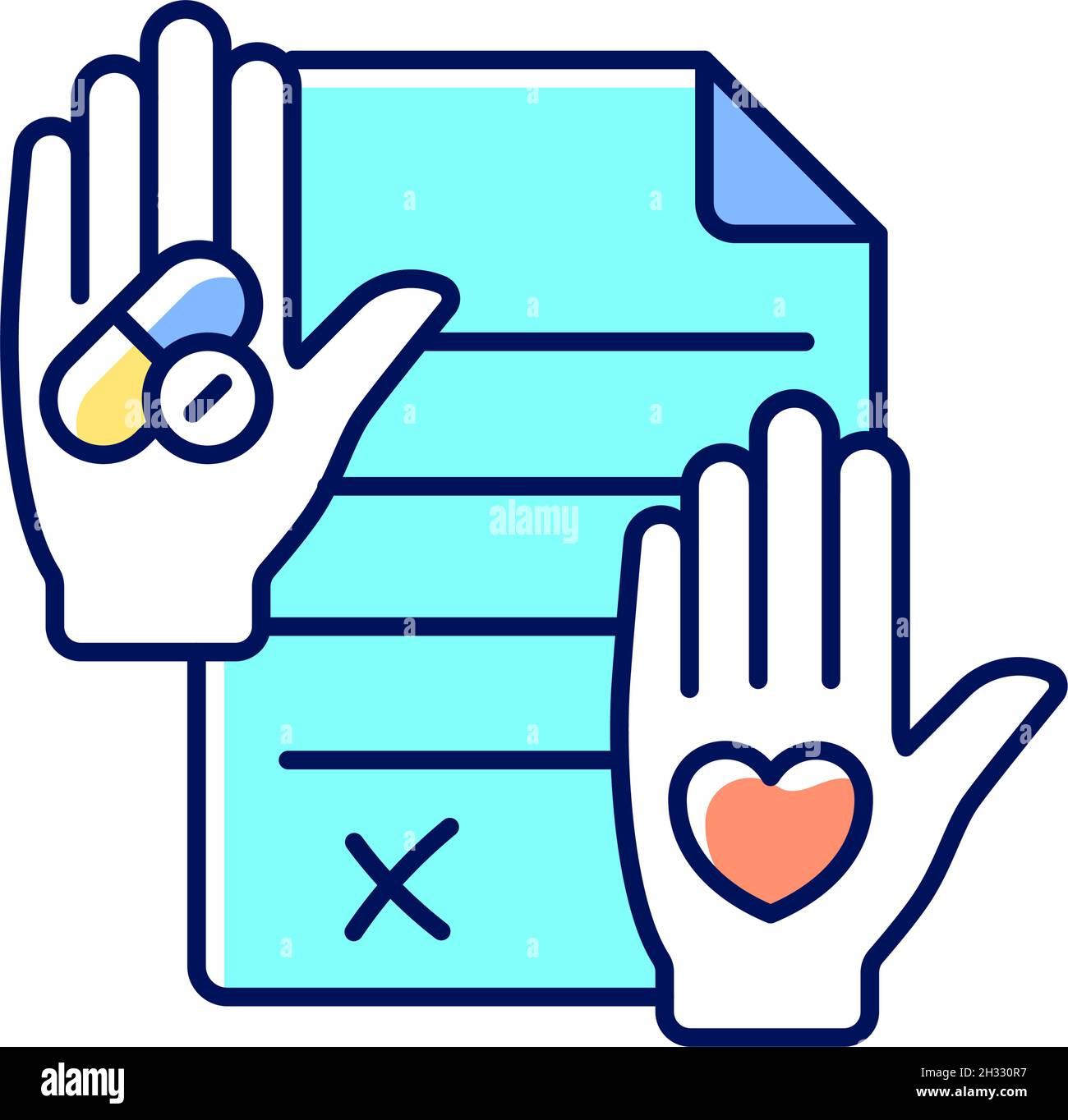 Consent form web hi-res stock photography and images - Alamy